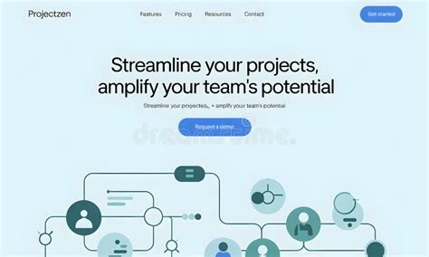 Projectzen Streamline Projects Amplify Potential Stock Illustration Illustration Of