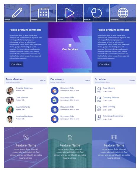 Modern SharePoint Intranet Designs