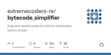 Github Extremecoders Rebytecodesimplifier A Generic Deobfuscator