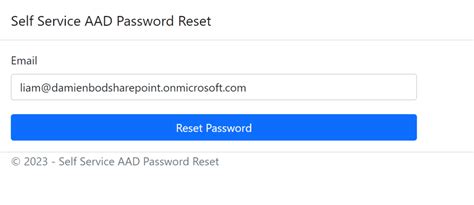Reset User Account Passwords Using Microsoft Graph And Application Permissions In Aspnet Core