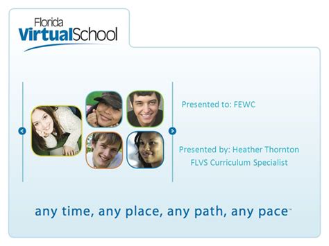 Presented By Heather Thornton Flvs Curriculum Specialist Presented To
