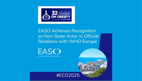 Easo Achieves Recognition As Non State Actor In Official Relations With