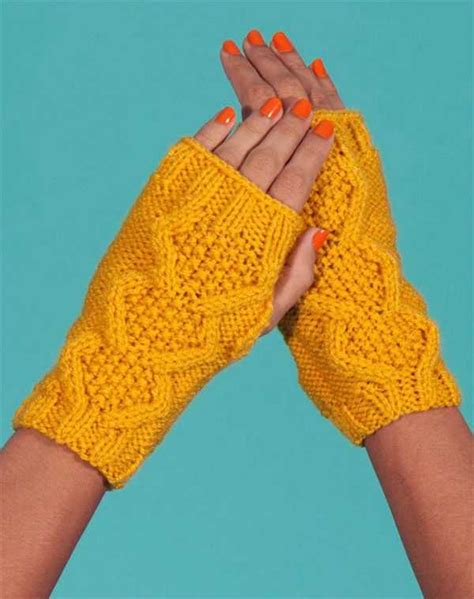 Cozy Hands Knit Your Own Fingerless Gloves With This Free Pattern