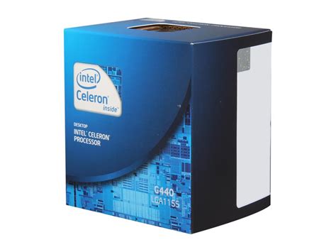 Intel Celeron G440 - Celeron Single-Core 1.6 GHz LGA 1155 35W Intel HD ...