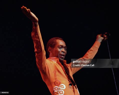 Fela Kuti Performing At The Warfield Theater In San Francisco On July