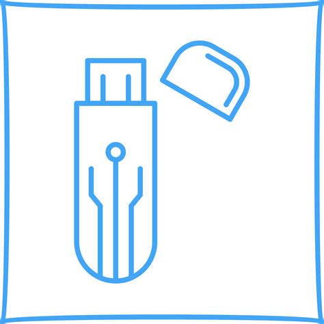 Usb Vector Icon 19915802 Vector Art At Vecteezy