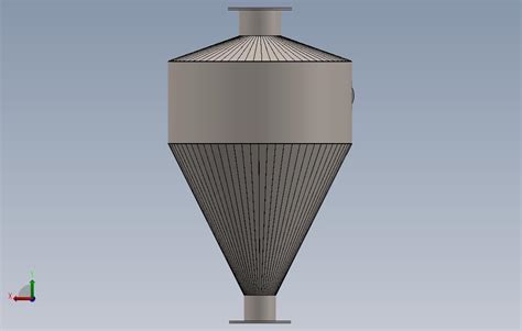 旋风分离器组件模型图纸免费下载 懒石网