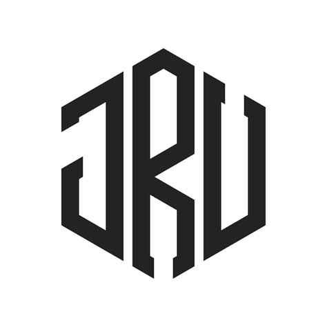 Premium Vector Jru Logo Design Initial Letter Jru Monogram Logo Using