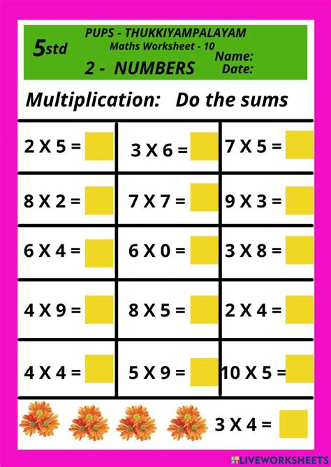 Maths Numbers Multiplication 1254437 Meenumathu Live