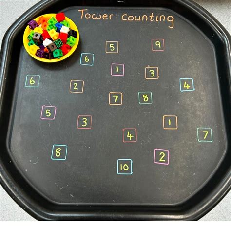 Number Tuff Tray Eyfs