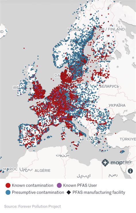 Hanna Hervall On Linkedin Map Of Pfas Contamination