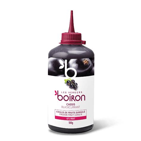 Coulis Blackcurrant Les Vergers Boiron