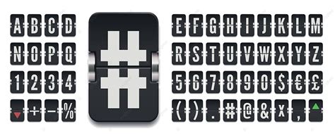 Analog Flip Scoreboard For Finance Or Flights Display Destination