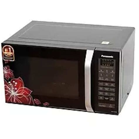 panasonic nn ct35mbfdg 23 l convection microwave black floral photo