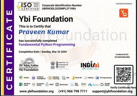 praveen kumar on linkedin ybi foundation ybi foundation
