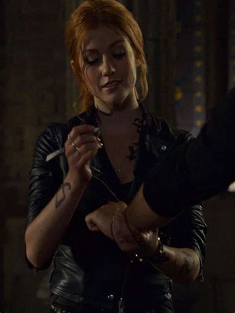 Clary Fray Shadowhunters Black Leather Jacket