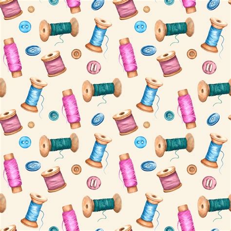Premium Photo Seamless Watercolor Pattern On A Colored Background