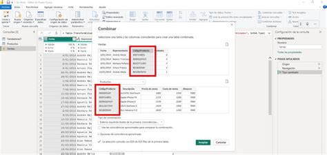 Combinar Consultas En Power Query