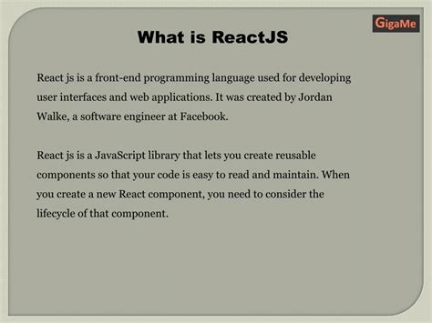Ppt Phases Of Lifecycle Component In React Js Powerpoint Presentation