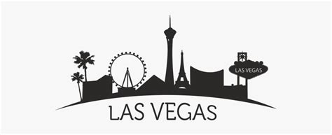 Clip Art Las Vegas Silhouette Vegas Skyline Black And White Free