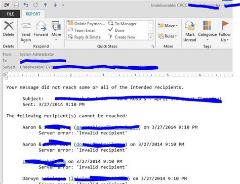 outlook 2013 undeliverable error using pop3 microsoft community