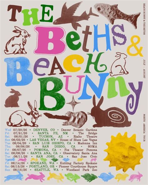 The Beths And Beach Bunny North America Tour 2026 Dates Cities Tickets