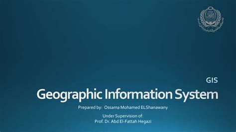Geographical Information System Gis Ppt