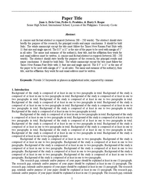 Imrad Format Pdf Thesis Questionnaire