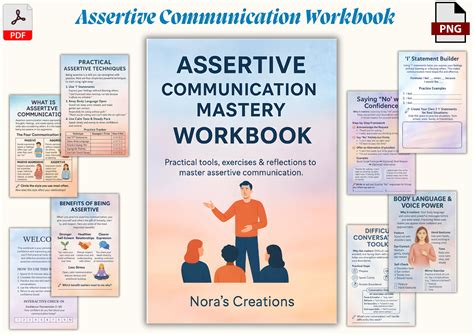 Assertive Communication Mastery Workbook Graphic By Nora As · Creative Fabrica