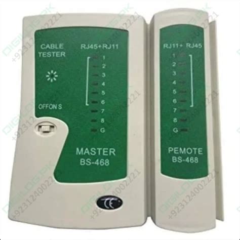 Network Cable Tester Master Bs 468 Rj45 Rj11 In Pakistan Digilog Pk