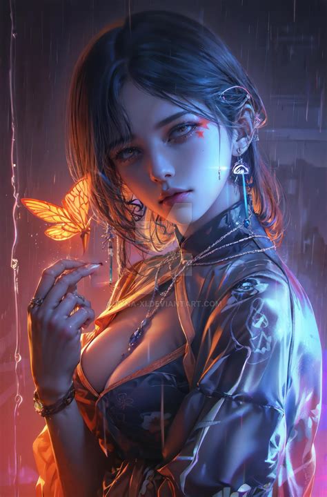 Neon Flutter By Tyna Xi On Deviantart