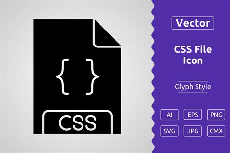 Css File Format Icon Graphic By Muhammad Atiq · Creative Fabrica
