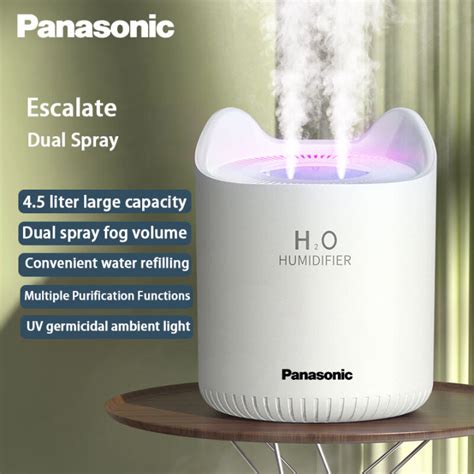 Panasonic 45l Aroma Humidifier Double Spray Air Diffuser Car Purifier