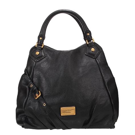 Marc By Marc Jacobs Classic Q Francesca Médium Black Leather Ref30406