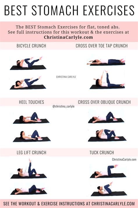 The Best Stomach Exercises For A Tight Flat Toned Tummy In 2024