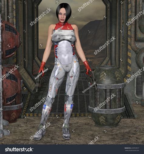 Futuristic Sexy Uniform Stock Photo Shutterstock