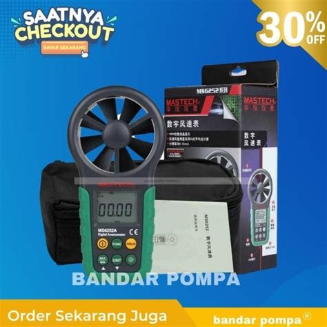 Jual Tersedia Anemometer Mastech Ms6252b Humidity Temperature Wet Bulb Ms6252 Wind Shopee