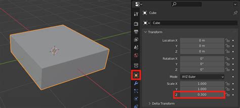 a screenshot of blender with the object properties tab open the object