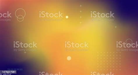 기하학적 모양 요소 디자인이 있는 흐릿한 다채로운 그라데이션 추상 배경 디자인 가상현실에 대한 스톡 벡터 아트 및 기타 이미지 가상현실 곡선 그라데이션 Istock