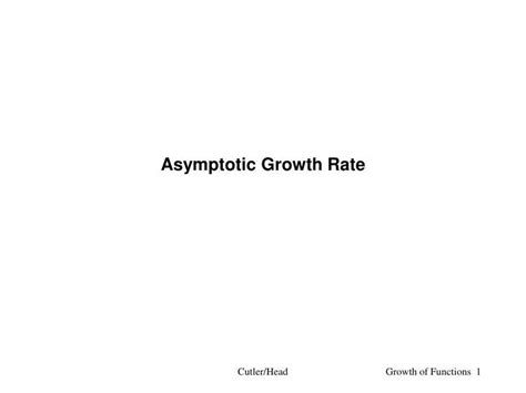 Ppt Asymptotic Growth Rate Powerpoint Presentation Free Download