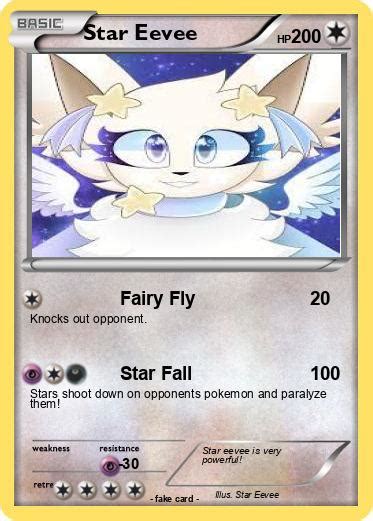 Pokémon Star Eevee 6 6 Fairy Fly My Pokemon Card