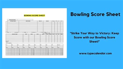 How To Use Bowling Score Sheet At William Rohde Blog
