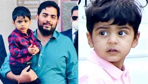 Prithvi Looks Cute As He Comes Running Out Of A Temple Accompanied By