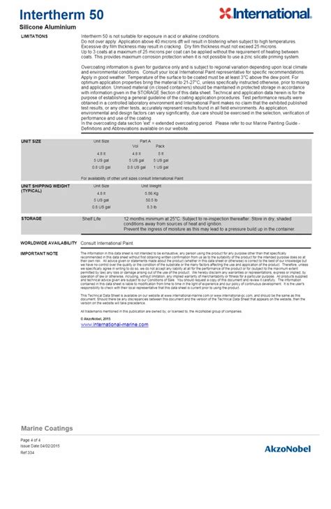 Intertherm 50 Silicone Aluminium Packaging Size 20l At ₹ 1265litre
