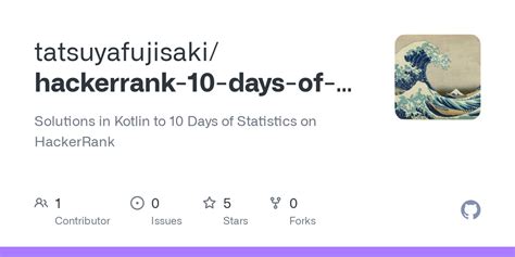github tatsuyafujisaki hackerrank 10 days of statistics solutions