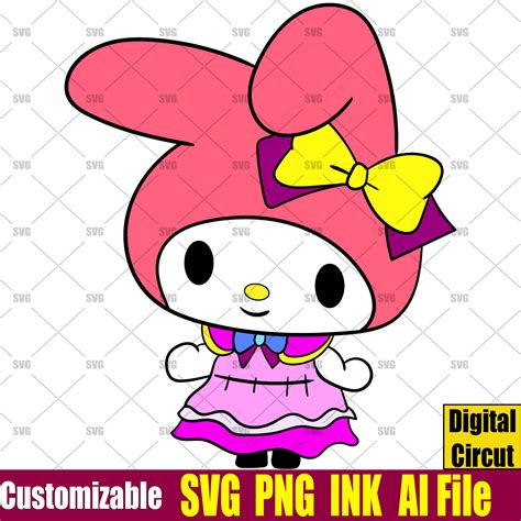My Melody Sanrio SVG My Melody Sanrio Coloring Pages My Melo Inspire Uplift