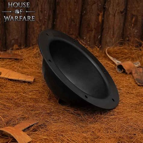 Blackened Medieval Steel Umbo