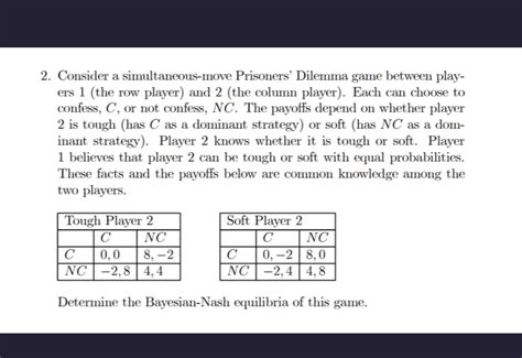 solved consider a simultaneous move prisoners dilemma game