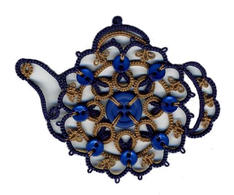 Celtic Button Teapot Tatting Pattern Etsy
