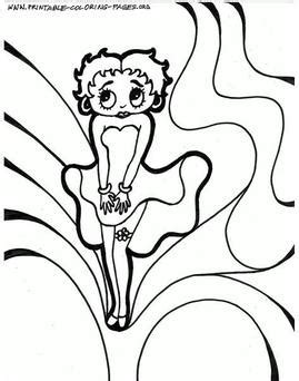 Betty Boop Halloween Coloring Pages